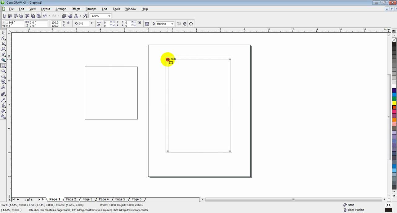 Learn Corel DRAW (Urdu) Lesson 4 - Rectangle Tool.wmv - YouTube