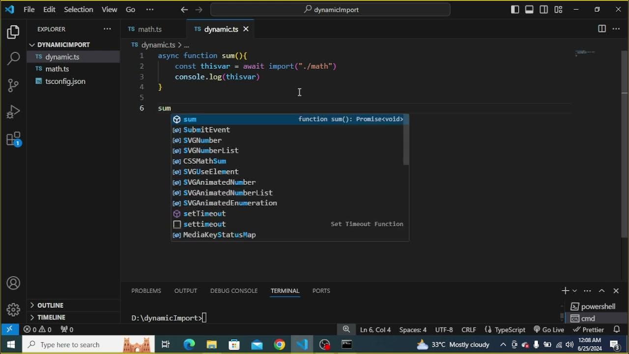 Dynamic Imports in TypeScript modules - YouTube