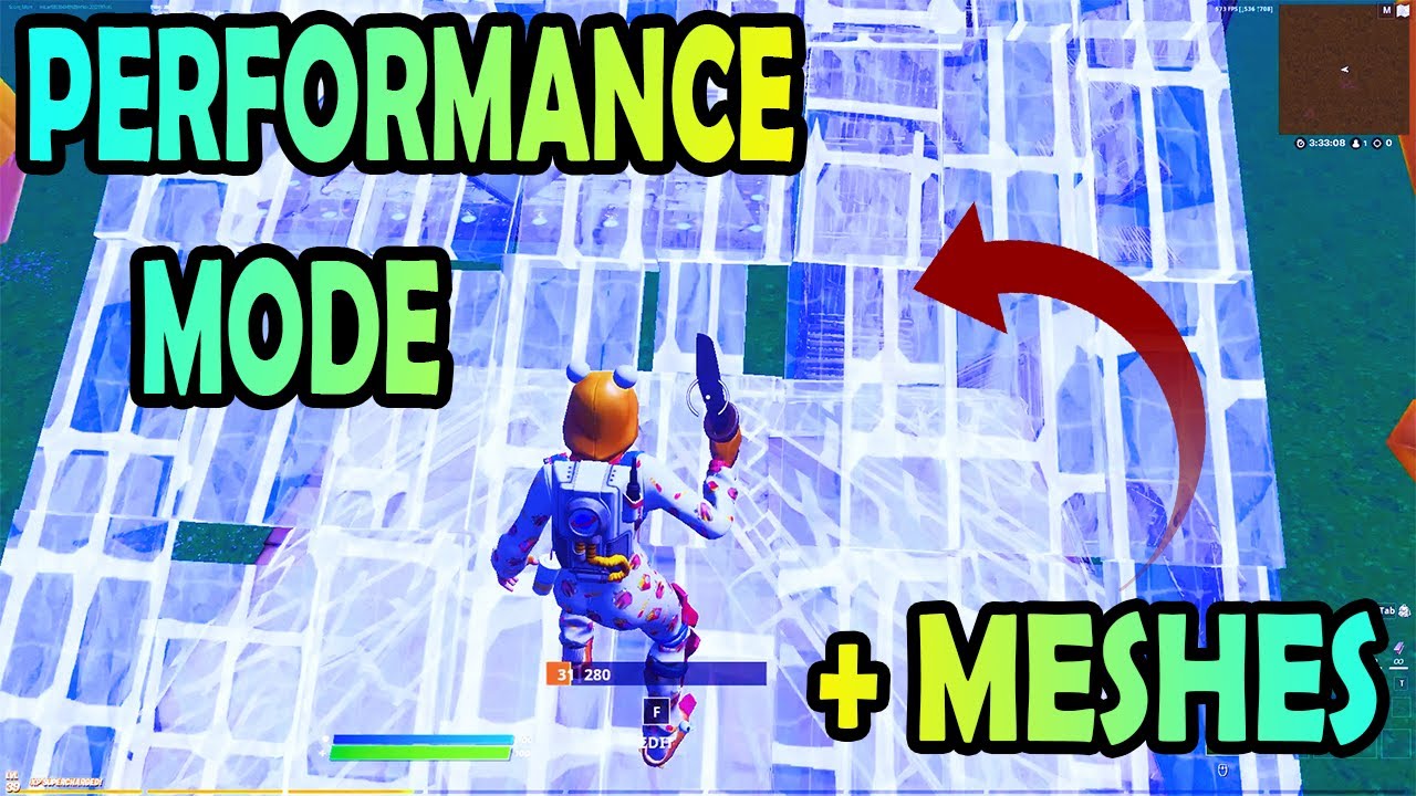 How to Enable Performance Mode + Meshes for Better FPS | Easy Fortnite Tutorial! - YouTube