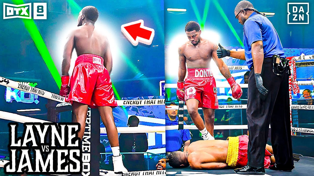 SLEPT HIM IN THE 1ST 😱 Donte Layne vs Montrel James FULL FIGHT | OTX 8 - YouTube