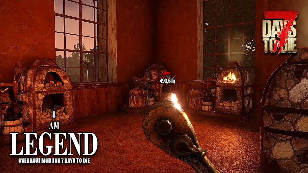 I AM LEGEND mod | Leaving the Forges On Tonight | 7 Days to Die | S10 ...