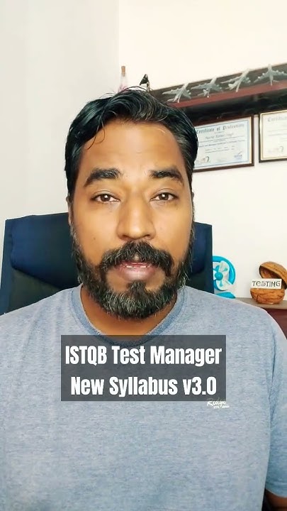 Istqb Test Manager V30 New Syllabus Tmsquare Istqb Shorts Youtube
