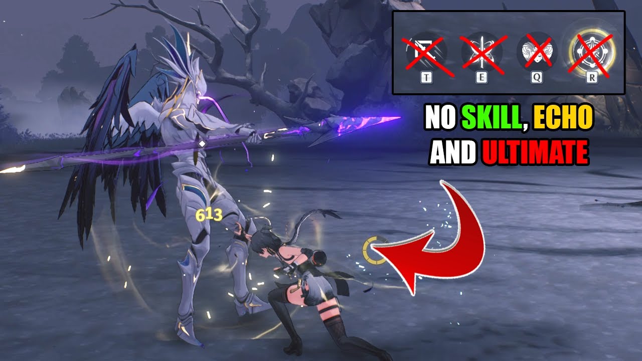 Solo Rover VS Boss Crownless Just use Basic Attack | Wuthering Waves ...