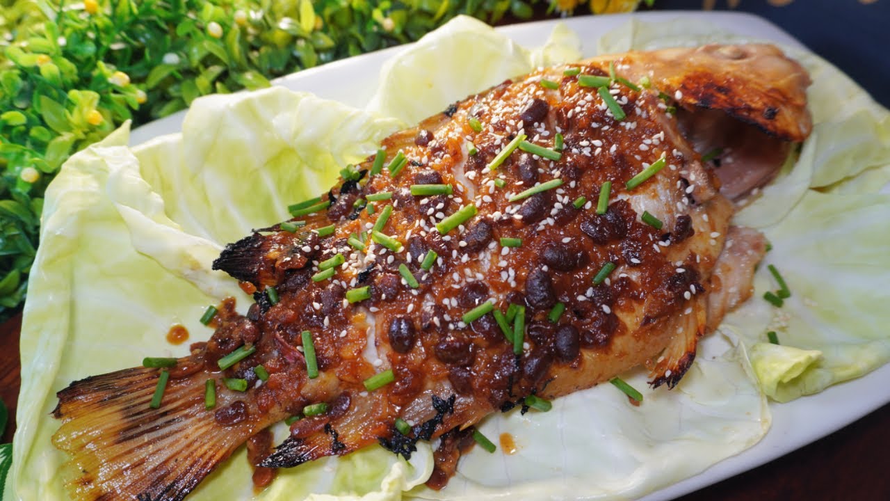 Baked fish with Hot Taucu Sauce🔥🔥 Fast and Easy ️ ...