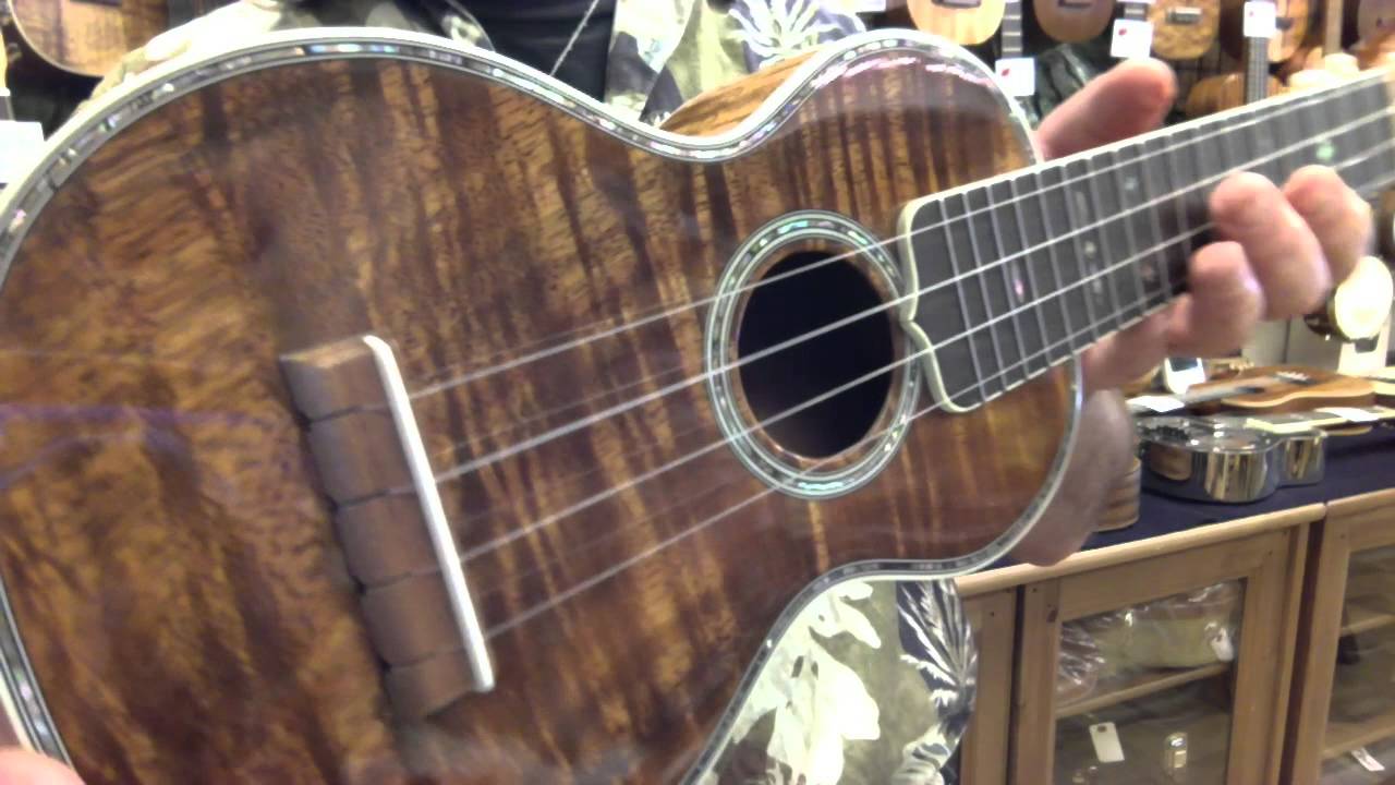 Ukulele Mania Demo; Martin Style 5K Koa Soprano with Ivoroid and Paus ...