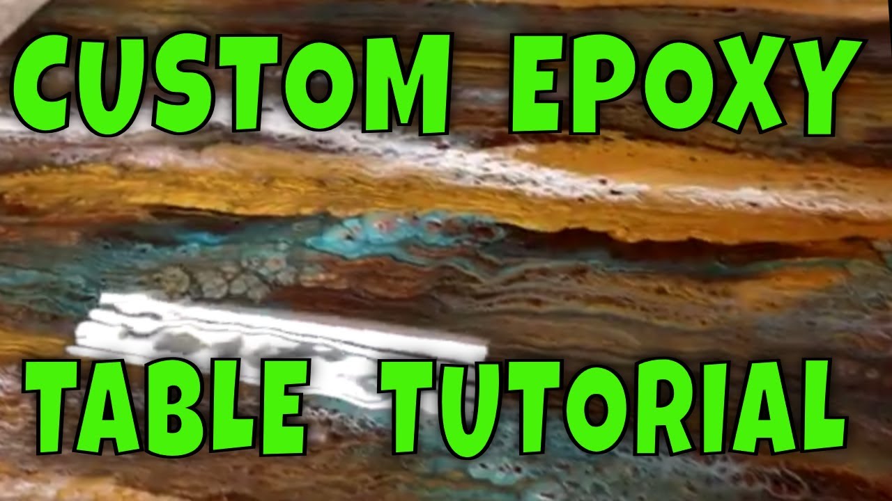epoxy table top build learn to build a epoxy table top in this step by ...
