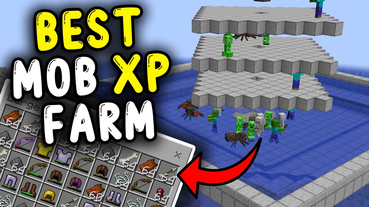 BEST MOB XP Farm Minecraft 1.21! - YouTube