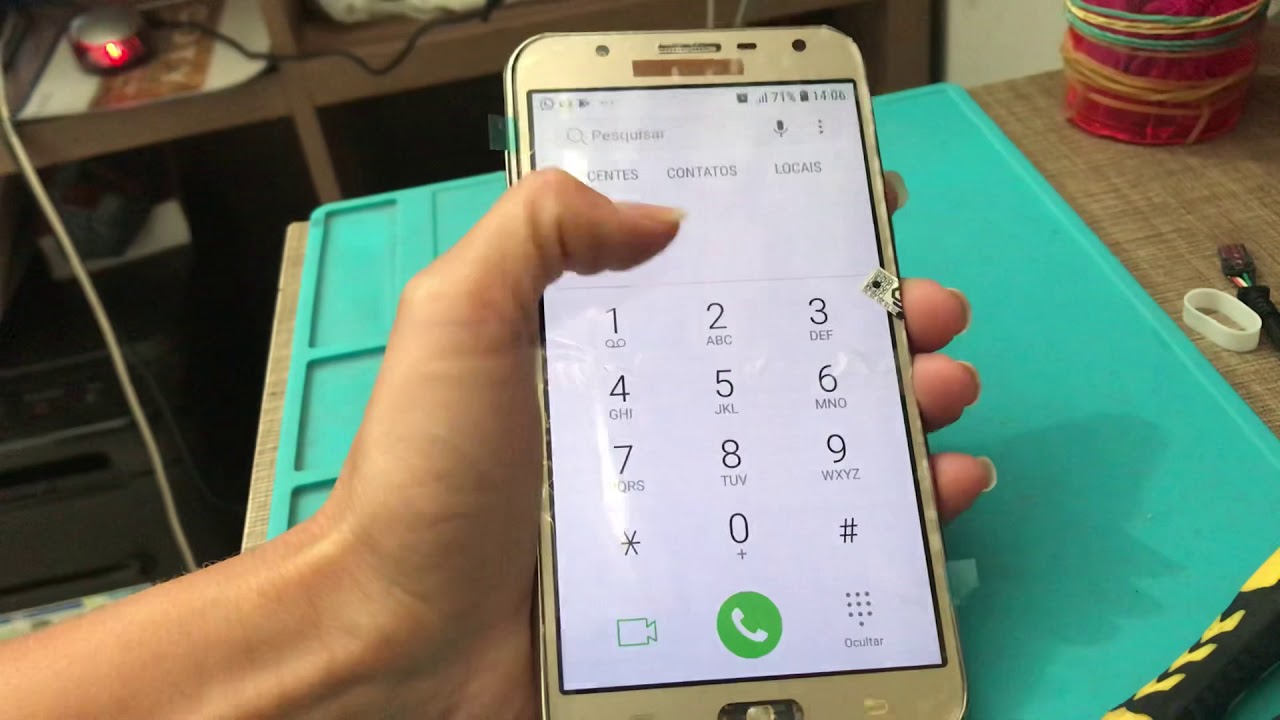 TESTANDO TOUCH J7 NEO (J701) - CÓDIGO DE TESTE *#0*# - YouTube