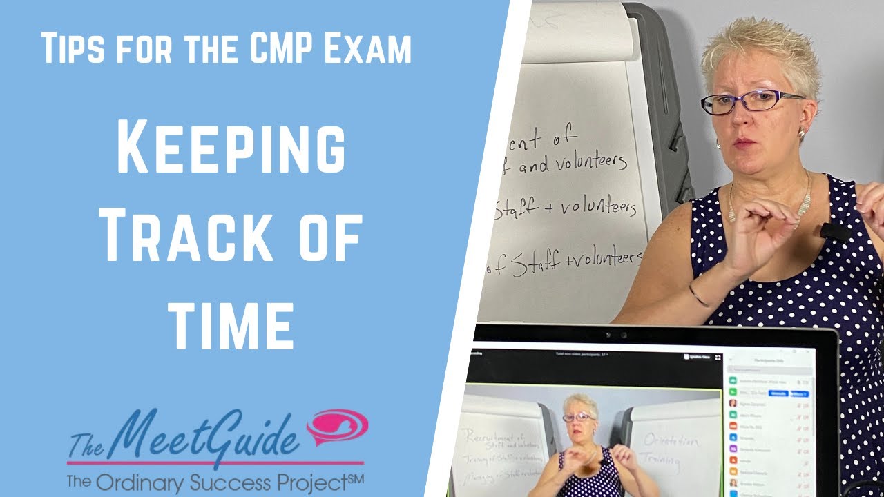 Tips for the CMP Exam - Keeping Track of Time - YouTube