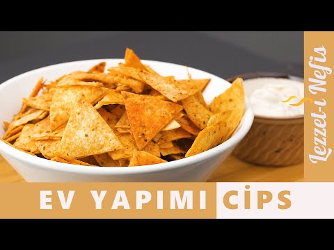 Ev Yapımı Cips Nasıl Yapılır? Lavaştan yapılan bu nefis atıştırmalık cips ve sos tarifini kaçırmayın