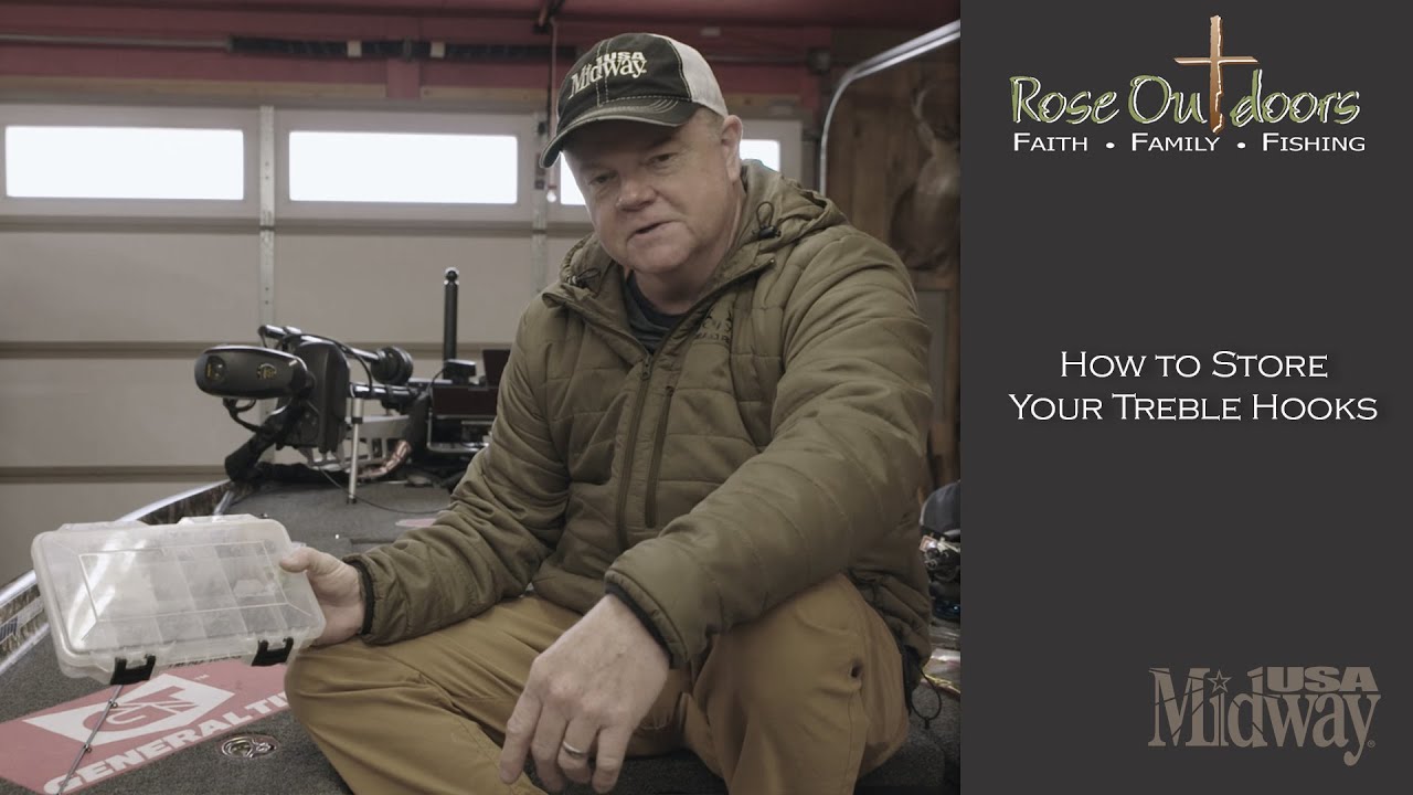 How to Store Your Treble Hooks | Pro Angler Mark Rose - YouTube