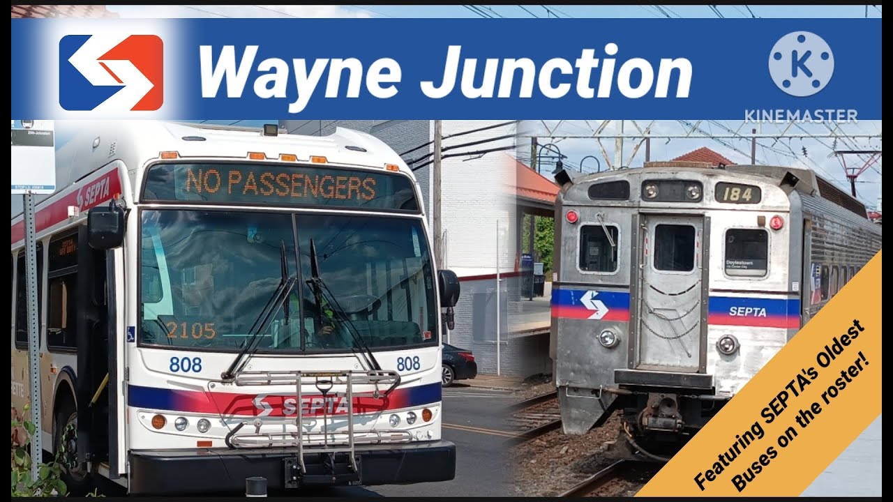 Buses and trains at Wayne Junction! (9/21/24) - YouTube