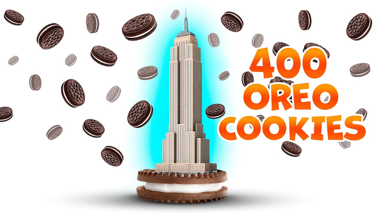 Oreo skyscraper - Empire State Building made of cookies - YouTube