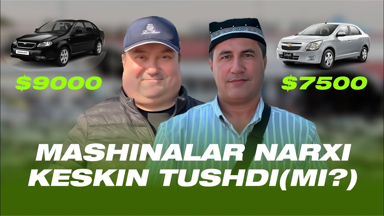 Mashinalar narxi keskin tushib ketdi(mi?) / Sergelida eng arzon Gentra ...