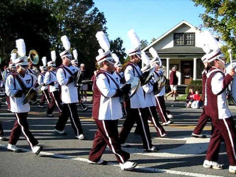 Virginia Tech Marching Band 2008 Homecoming Parade - YouTube