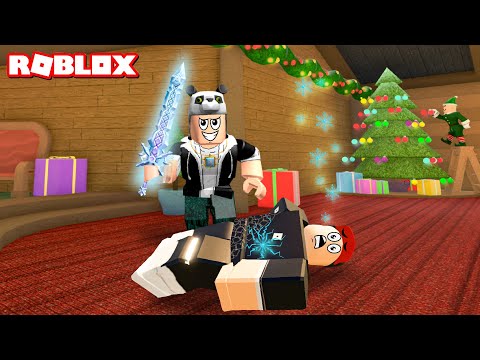 Buz Kılıcı ile Herkesi Yakaladım! Katil Kim Oynuyoruz - Panda ile Roblox Murder Mystery 2