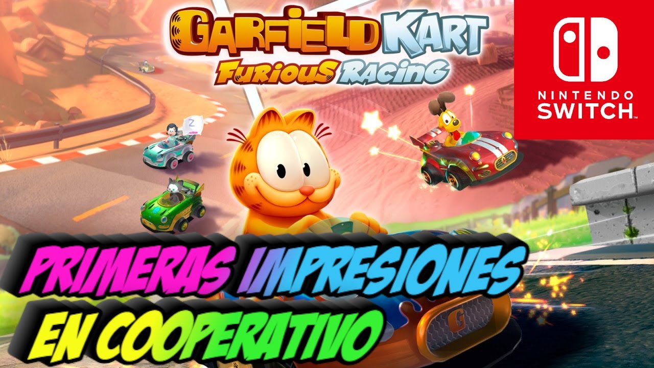 GARFIELD KART: FURIOUS RACING (Nintendo Switch) - ¡SUFRIENDO EN ...