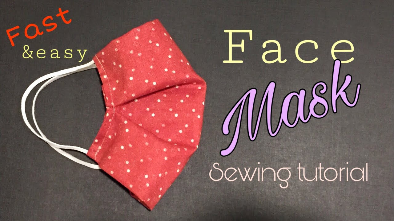 Making masks easy | DIY face mask out of fabric | Face mask sewing ...