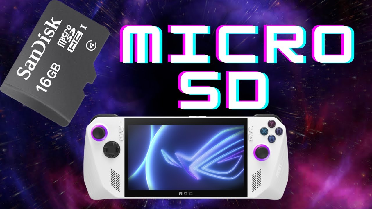 Dura prueba a la micro SD en la Asus Rog Ally - YouTube