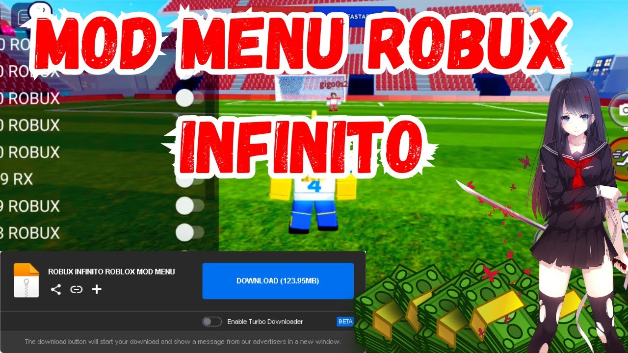 Como obter Robux infinito? Mod Menu Roblox!! 2024 - YouTube