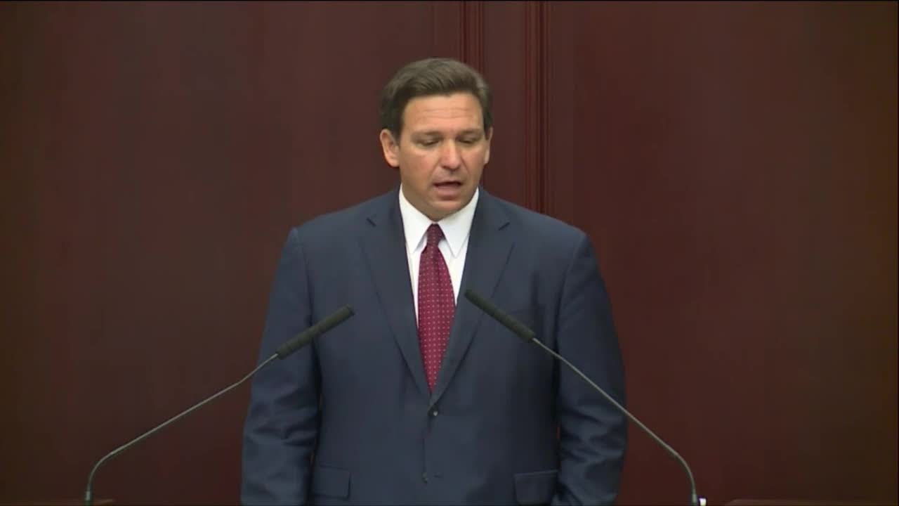 Florida Gov. Ron DeSantis delivers State of the State address - YouTube