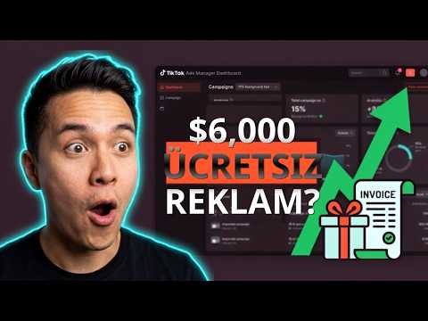 TikTok Ads Manager Kullanımı ve Reklam Verme Rehberi 2026 | 6000$ Reklam Kredisi
