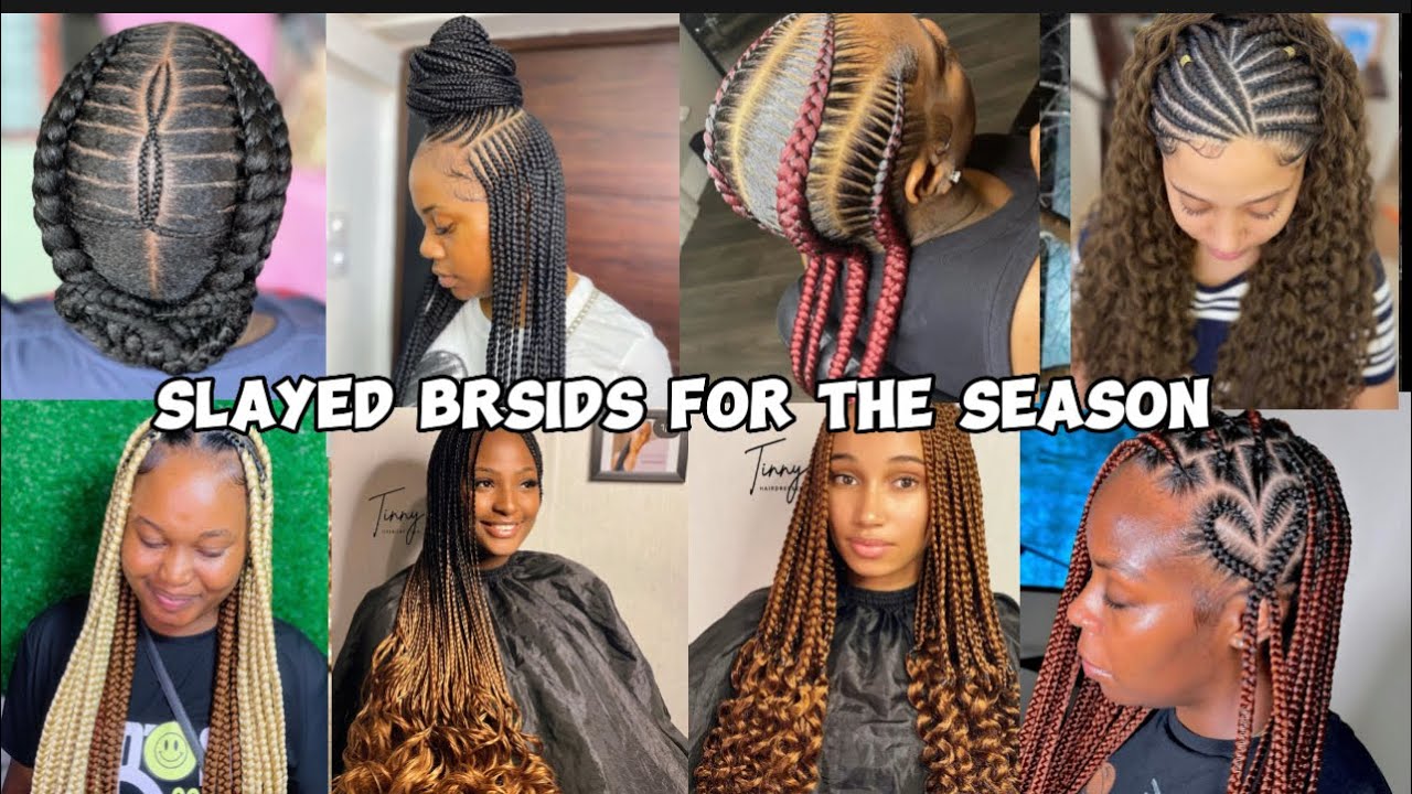 🦋🦋Natural Hair Magic: Creative Braids and Cornrow Styles😍😍 - YouTube