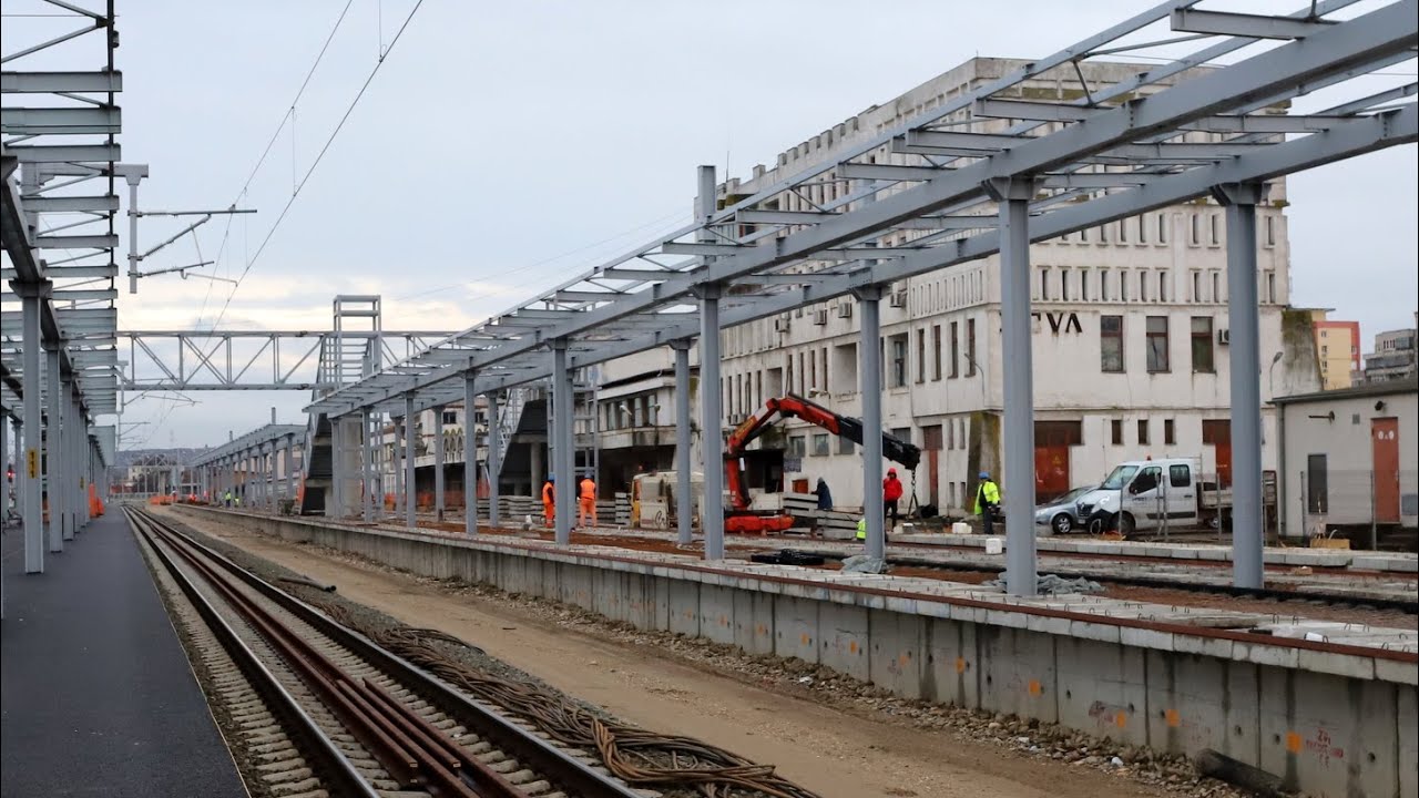 Gara Deva - șantierul uriaș de cale ferată, Simeria - Gurasada - YouTube