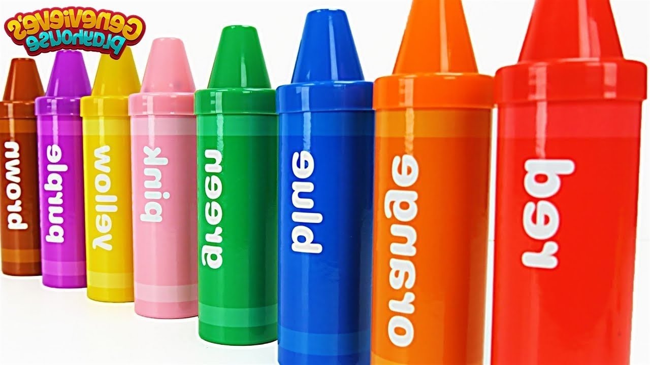 Best Learning Video for Toddlers Learn Colors with Crayon Surprises ...