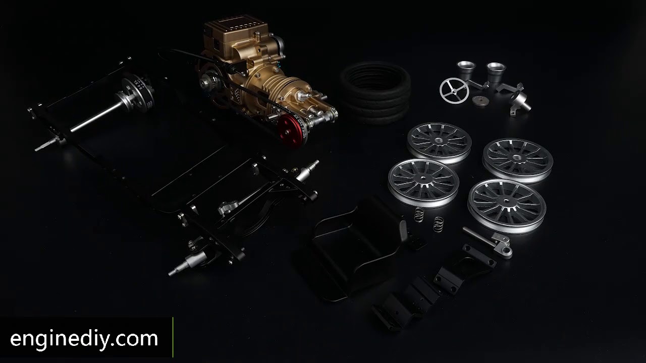 Teching Engine DIY Car Model - Challenge Your Brain engine - YouTube