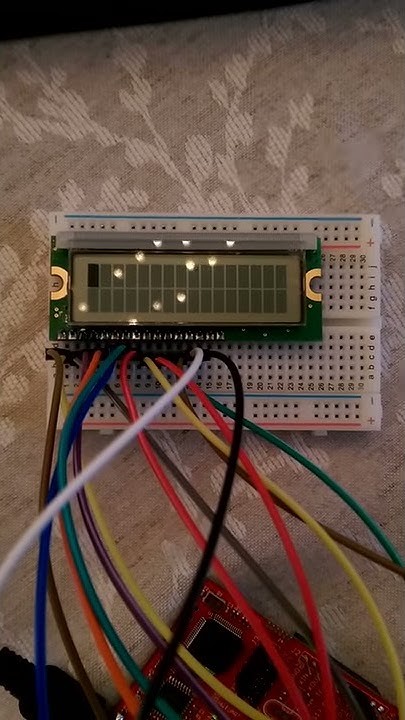 MSP430 + LCD Display - YouTube