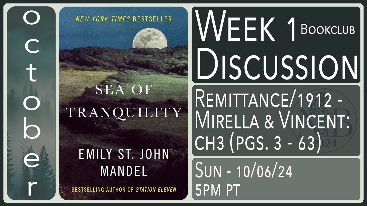 Week 1 Discussion - Sea of Tranquility - YouTube