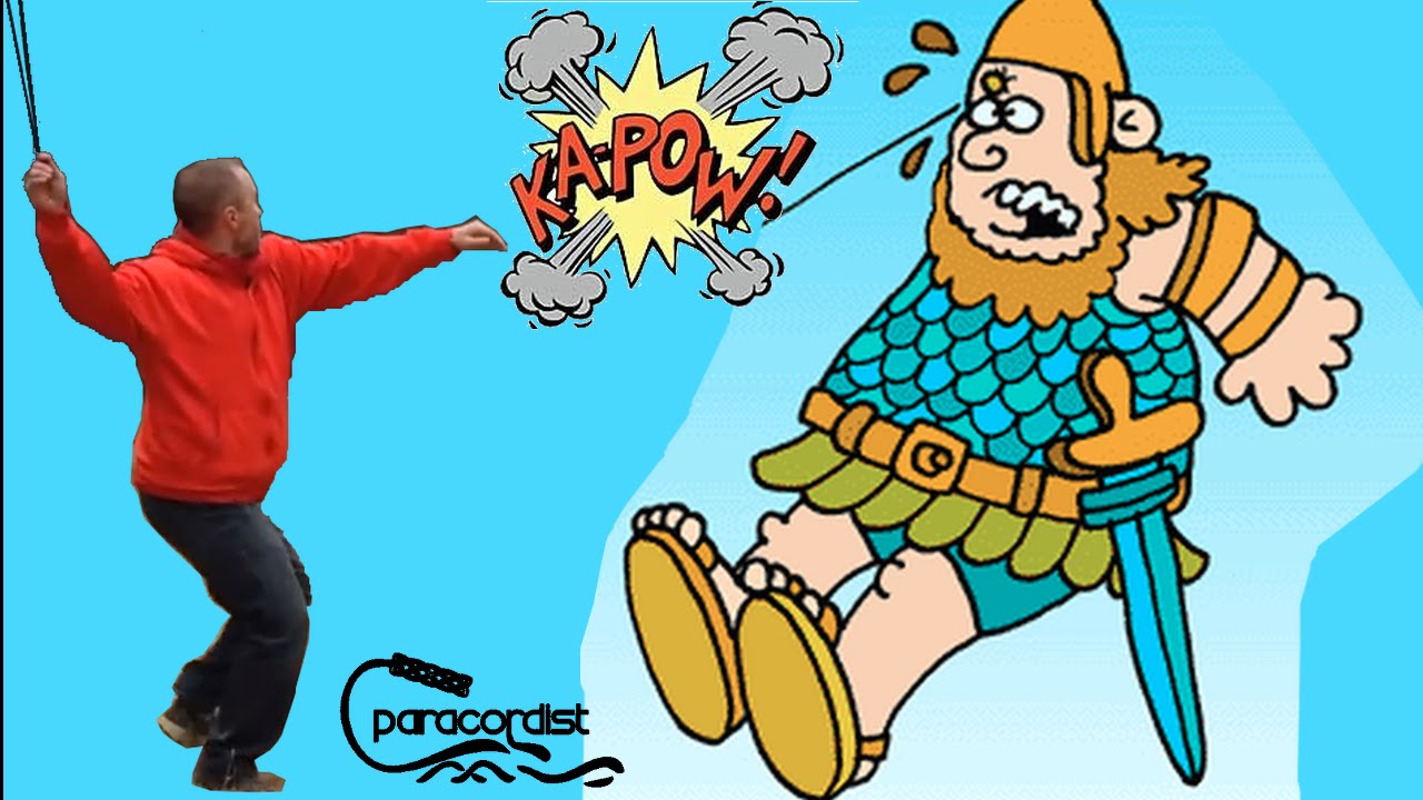 Paracordist How to Use a Primitive David and Goliath Rock Sling - YouTube