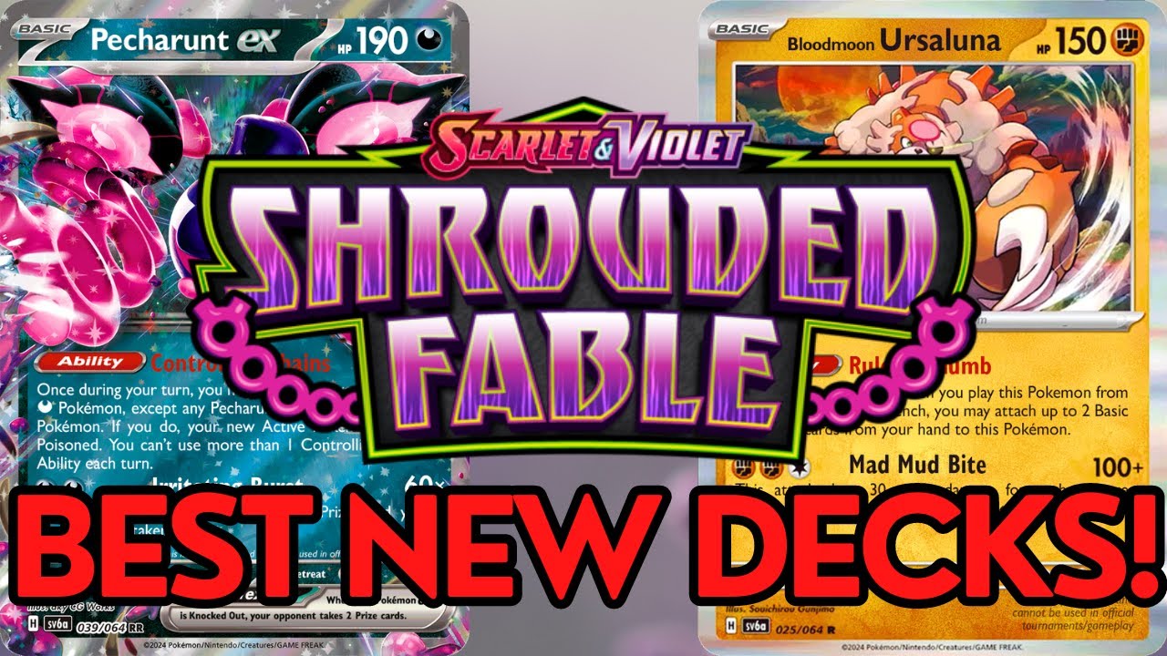 6 Best New Shrouded Fable Decks (w/ PTCGL Lists!) - YouTube