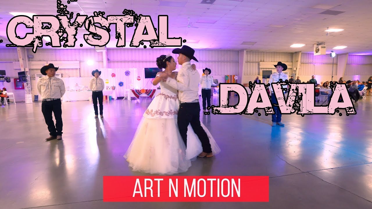 Crystal Davila Quinceanera Waltz & Surprise Dance - YouTube