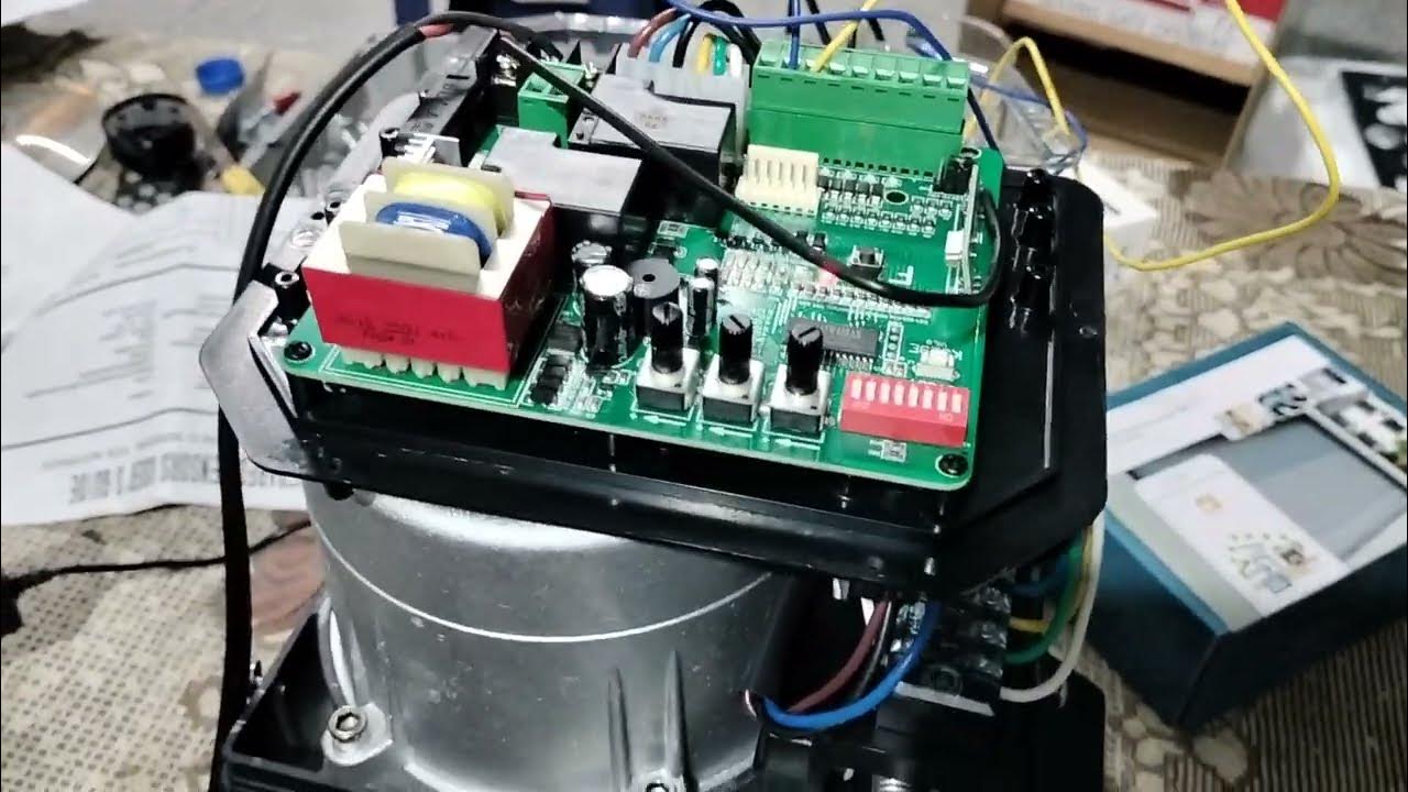 How To Pair e-infinity 800/1K kg Grey Cap Type Slide Gate opener Motor ...