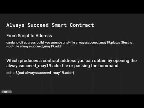Plutus PBL Module 301.1: Writing a Plutus Spending Validator - YouTube