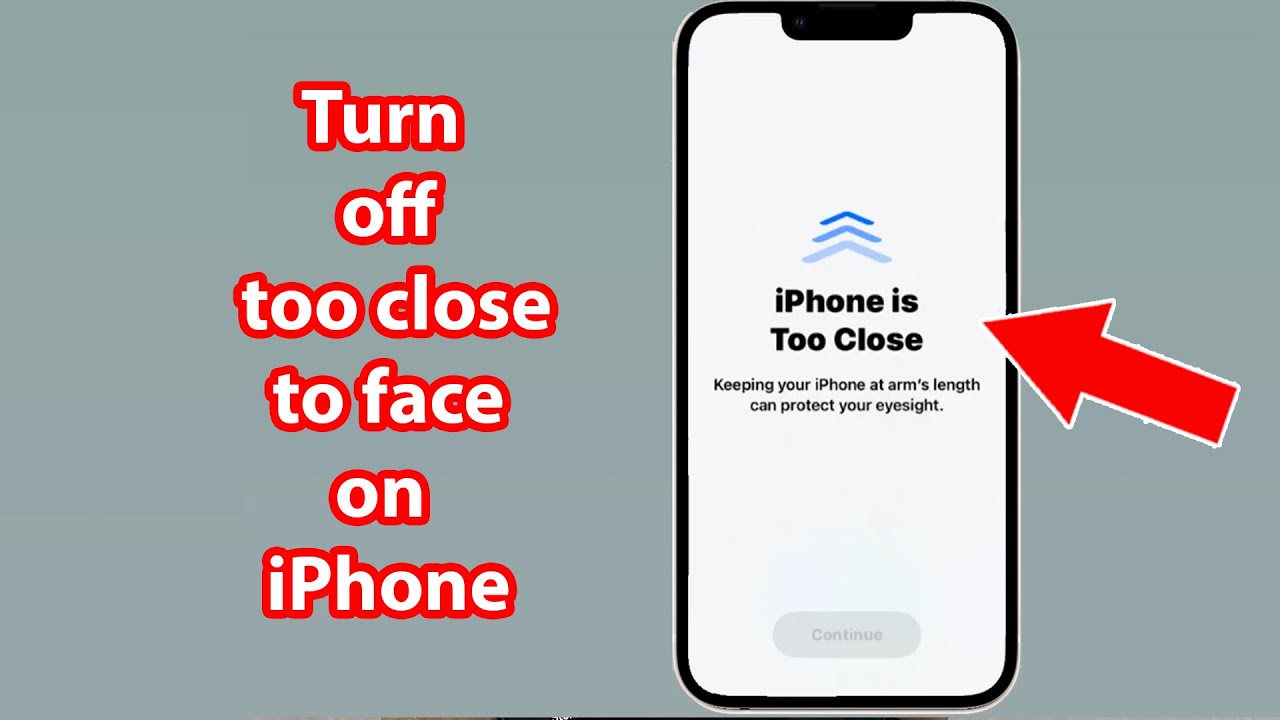 How to turn off iphone is too close warning - YouTube