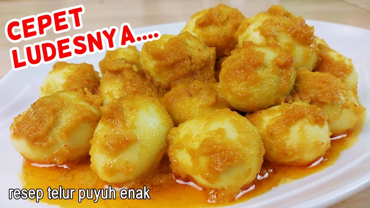Telur Puyuh Bumbu Kuning, Bikinnya MUDAH, Rasanya ENAK Bikin NAGIH ...