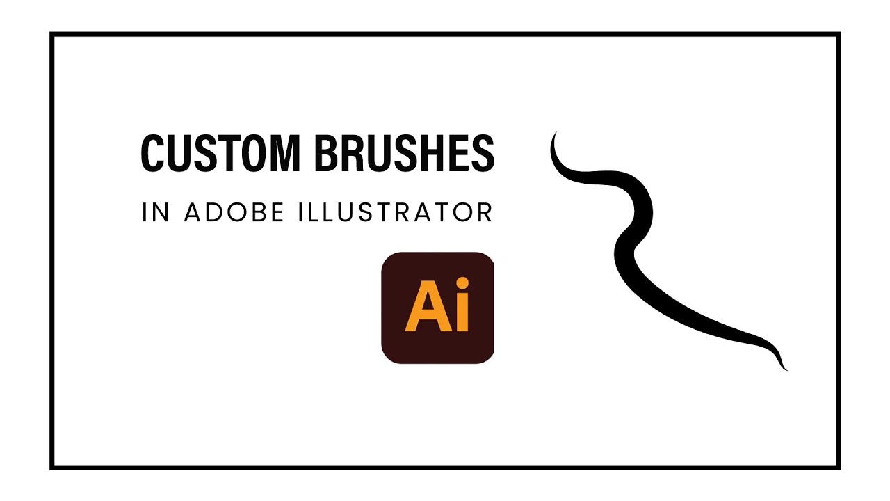 How To Make Customised Brushes In Adobe Illustrator Youtube