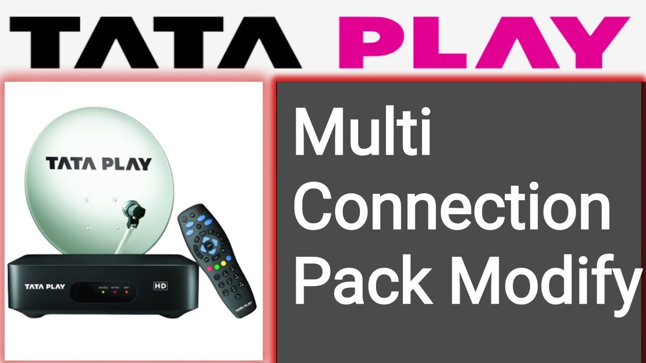 Tata play multi Connection Pack Modify // Tata play secondary Box pack ...