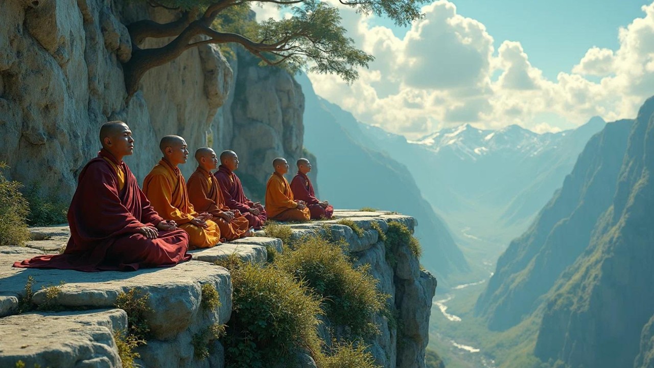 DEEP RELAXATION in 5 Minutes with Tibetan Monks Om Chanting 432hz - YouTube