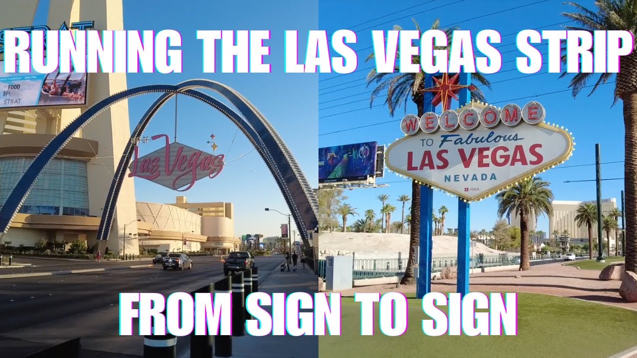 Running the Las Vegas Strip: From The LINQ to the Iconic Welcome Sign ...