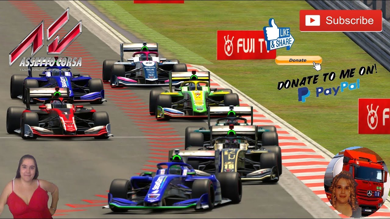Assetto Corsa Super Formula 2022 Skin Pack Complete Grid Test Race Fuji ...