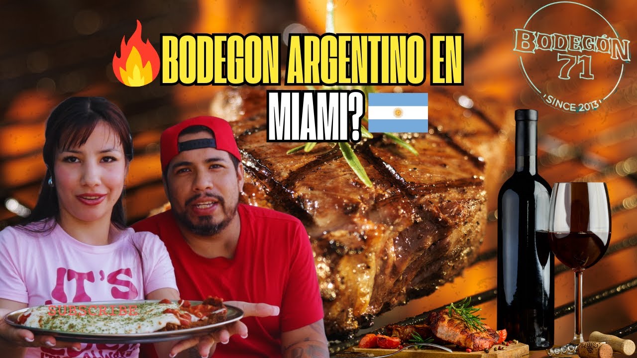 "🥩AUTÉNTICO BODEGÓN ARGENTO EN MIAMI🌴 🇦🇷🔥" - YouTube