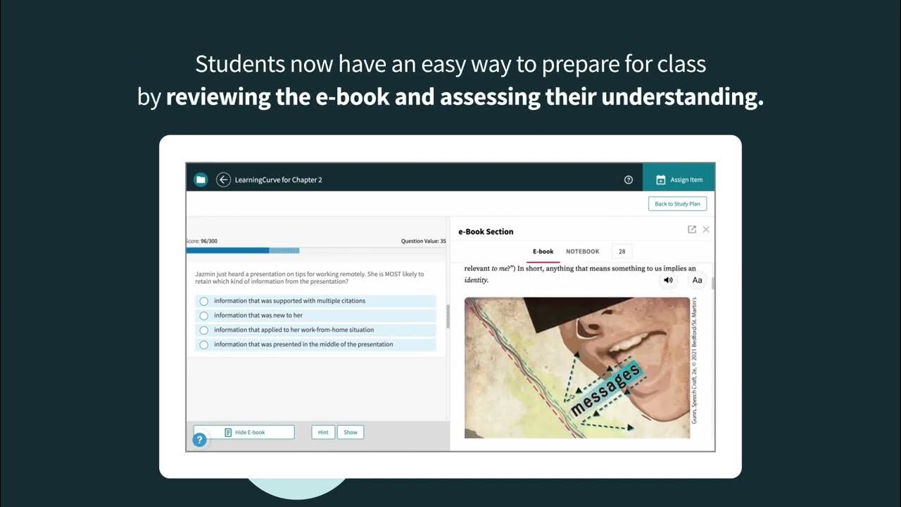 Achieve for Communication: Ebook and LearningCurve Adaptive Quizzing - YouTube