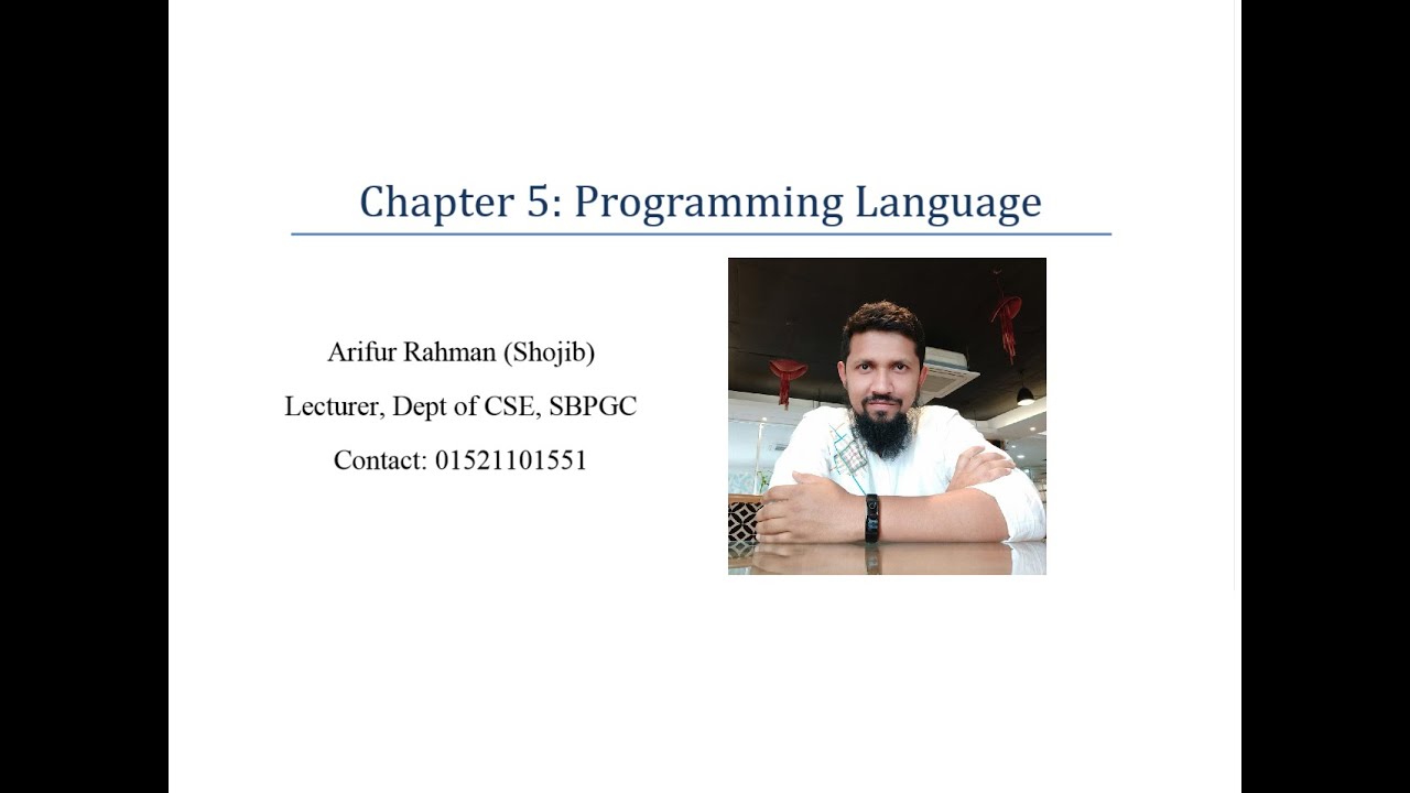 Online Class Ict Chapter 5 Programming Language Lecture 4 Loop Part 2 Youtube