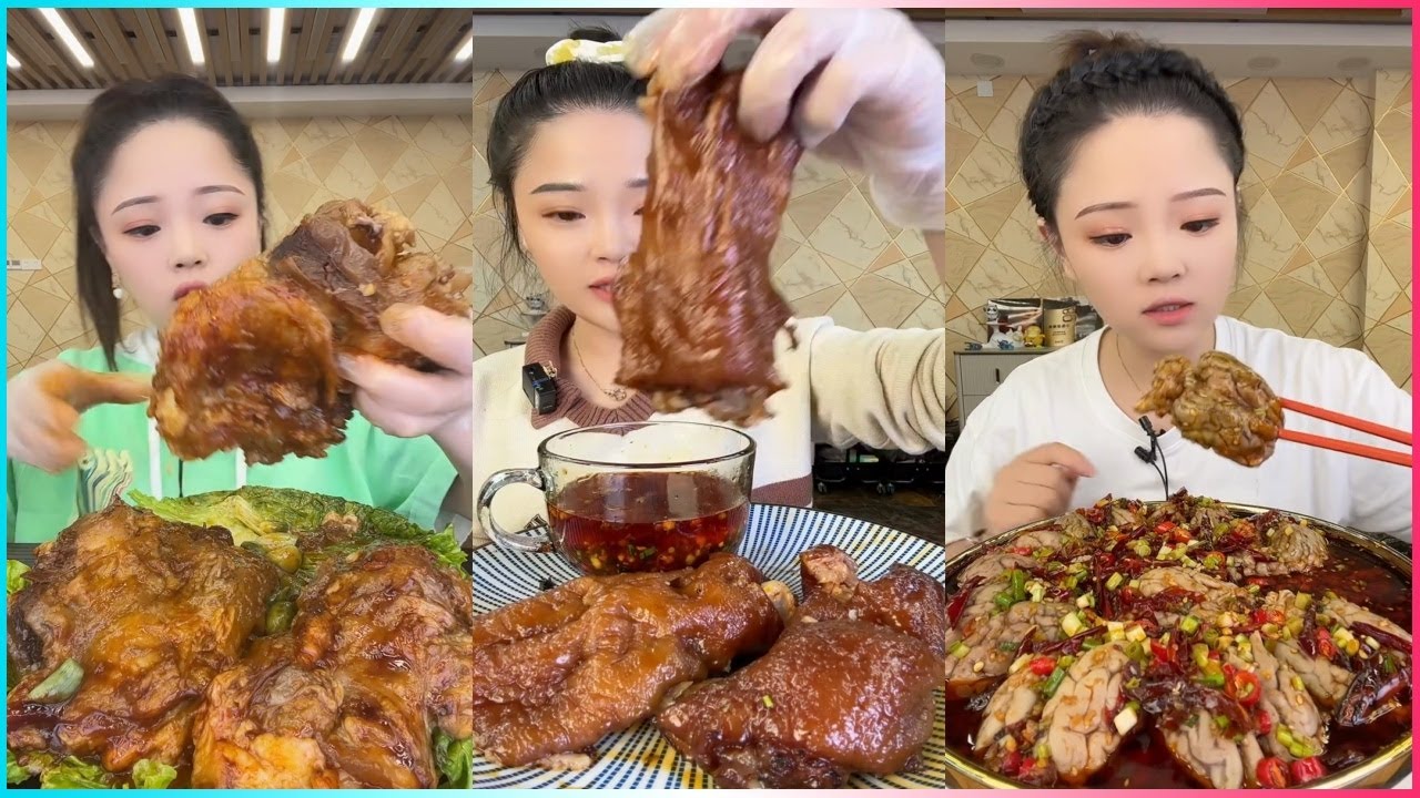 WARNING: EXTREME SPICE 🌶️ Pork Belly Mukbang with CRAZY Crunch Sounds 🎧💥 #asmrfood - YouTube