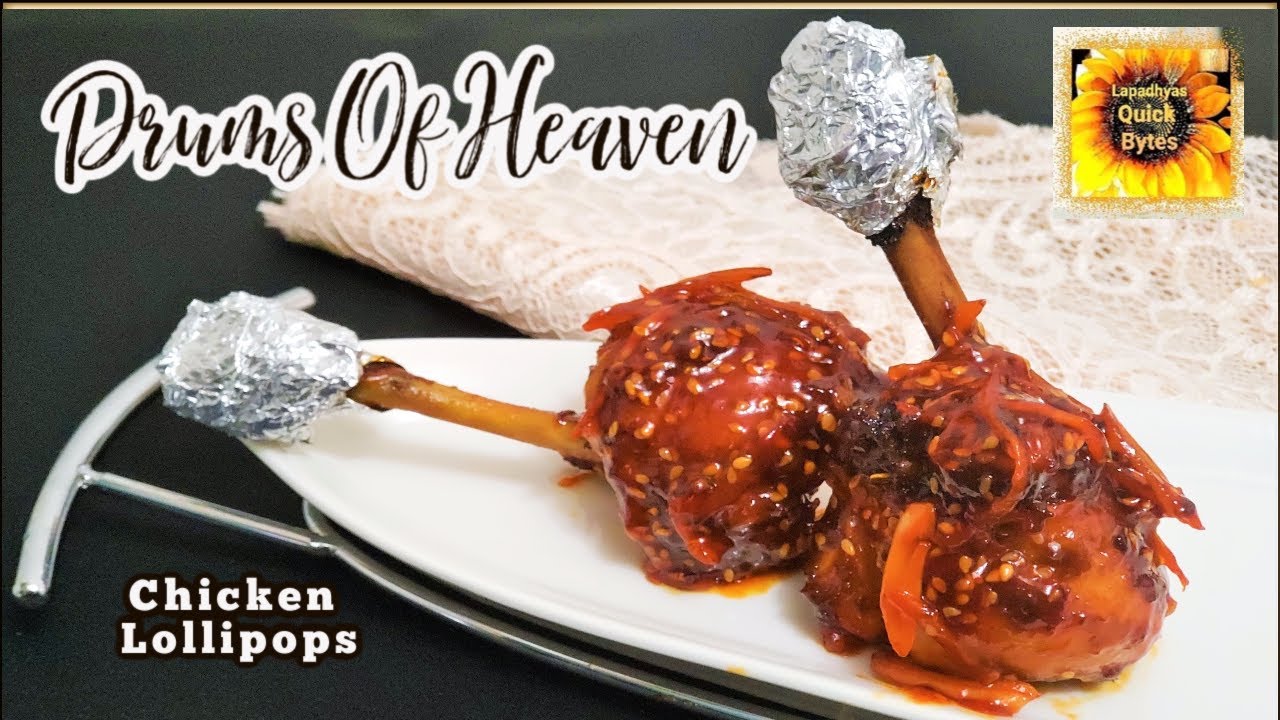 Chicken Lollipops Recipe | Drums of heaven | 2-Minutes Sauce | 4 ...