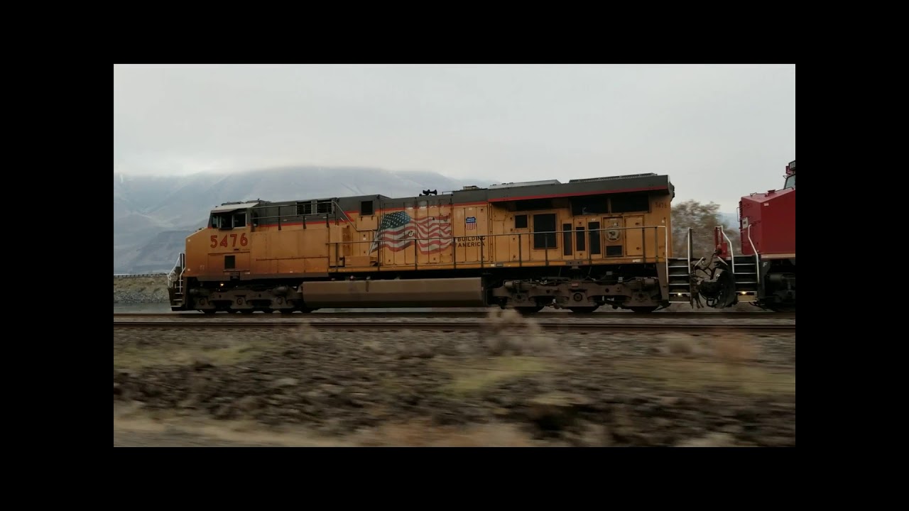 Pace with UP 5476 UP Portland Sub Biggs - Celilo OR - YouTube